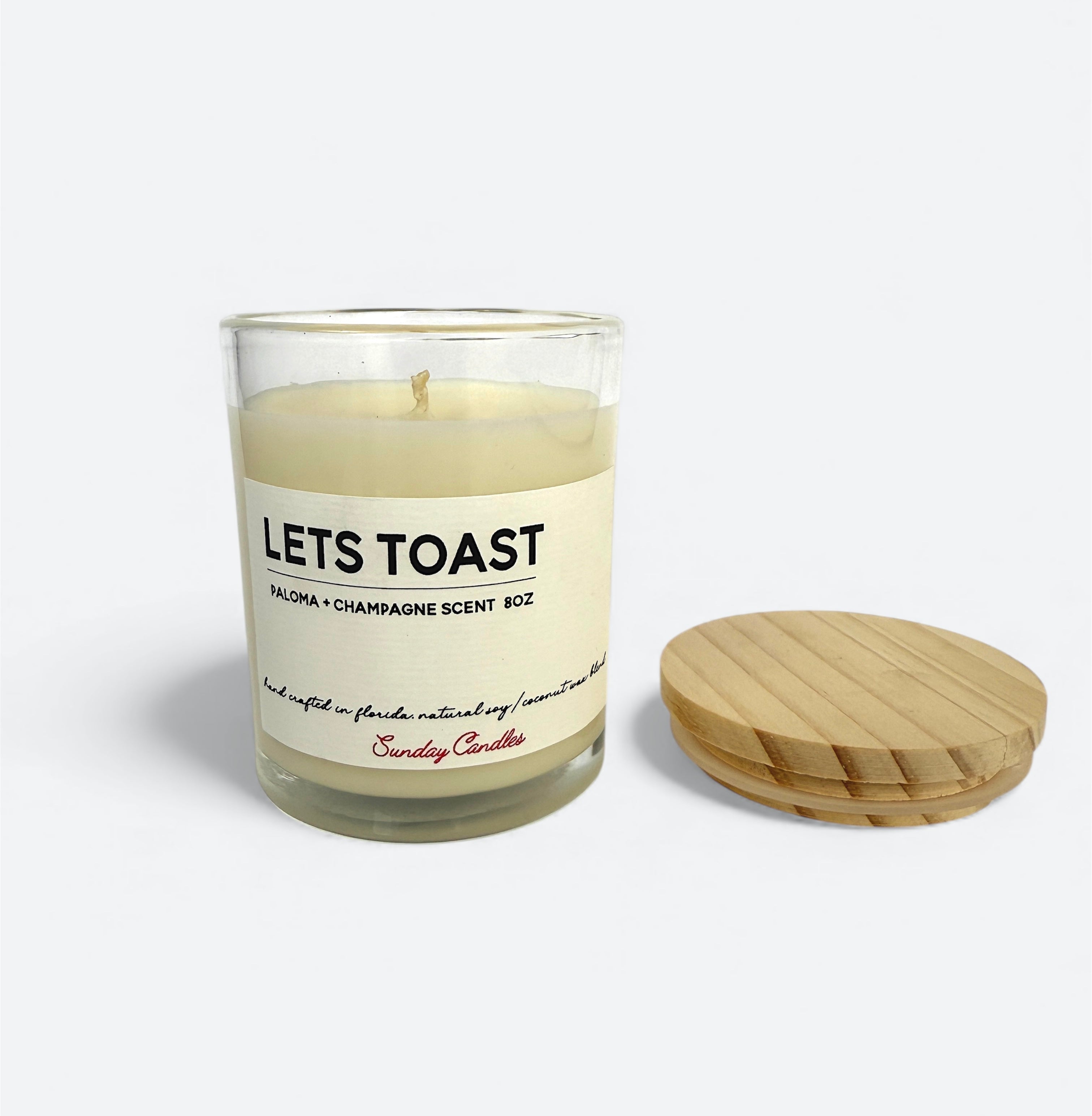 Lets Toast Candle By Sunday Candles | Yuti Gifts – Yuti Gift Box