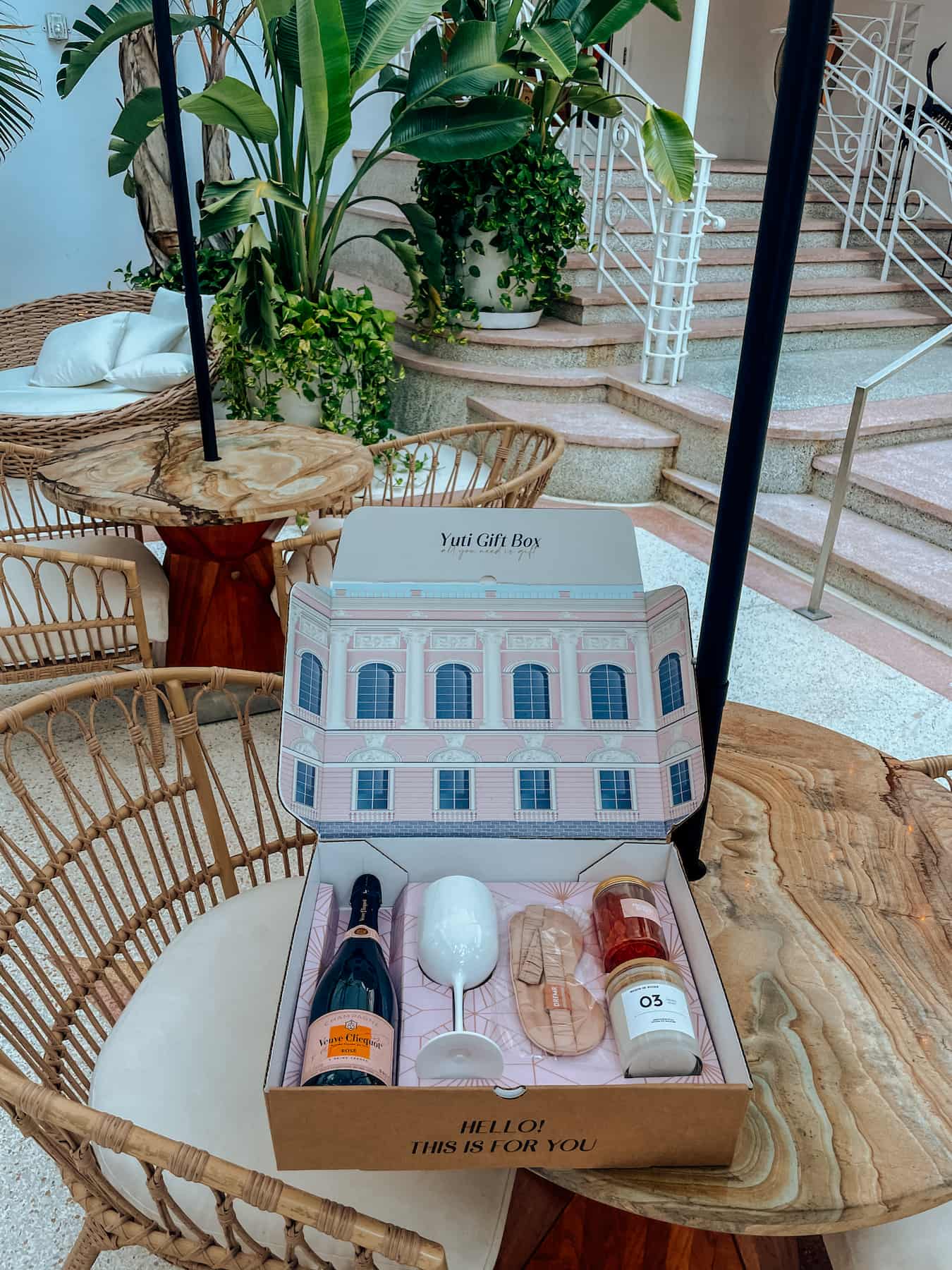 Champagne Celebration Gift Box | Deluxe Gift Basket | Toast Gift Set ...