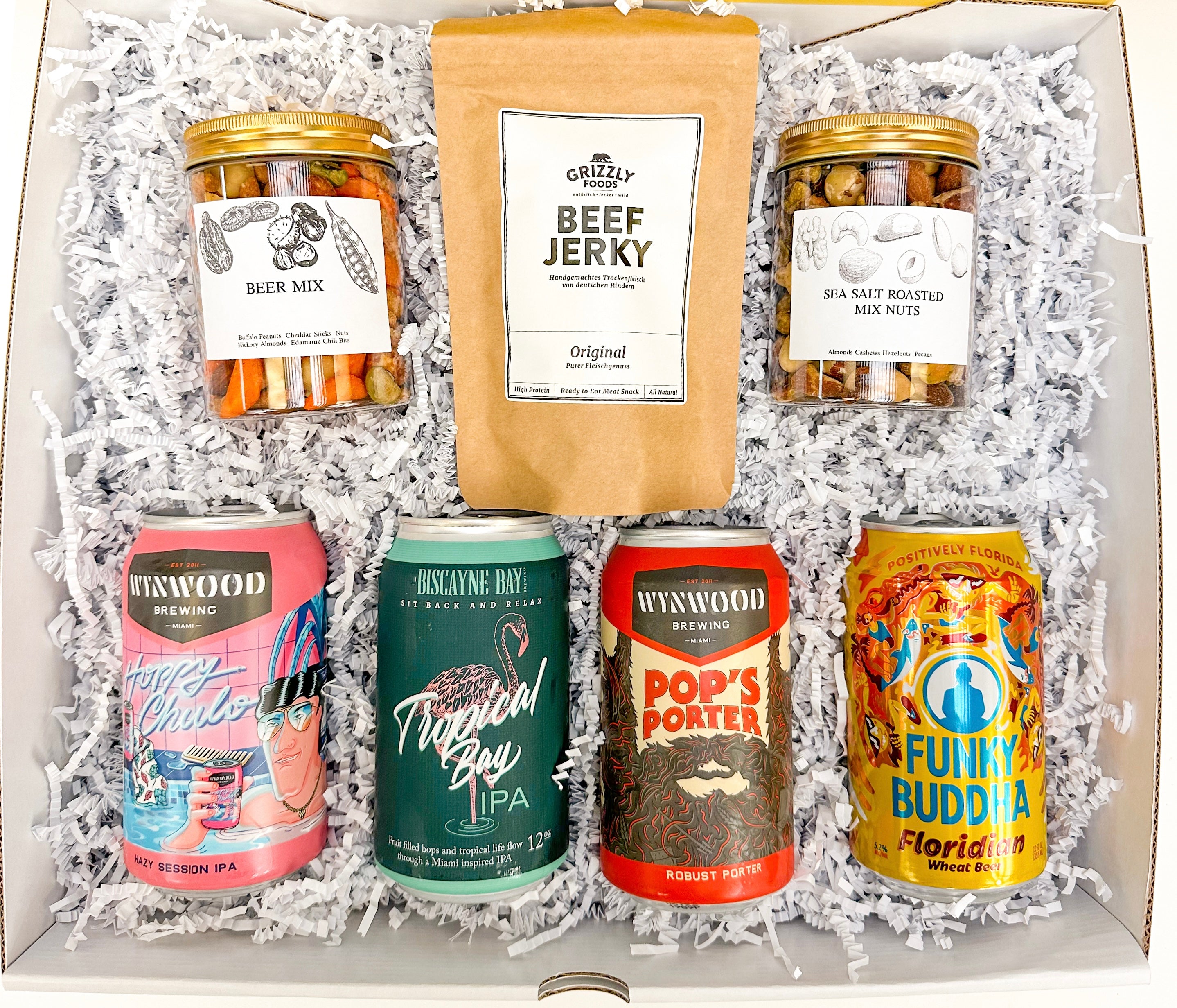 Craft Beer Gift Box | Deluxe Gift Basket Him | Beer & Snack Gift For ...